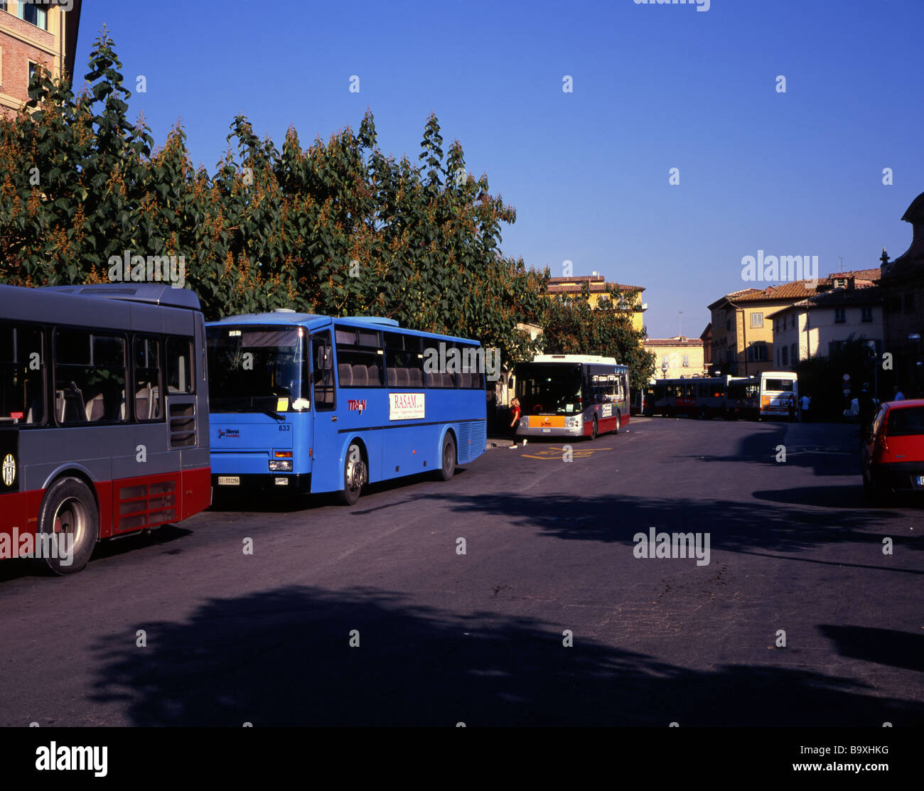 Regional and local buses, Siena Bus Station, Siena, Tuscany, Italy ...