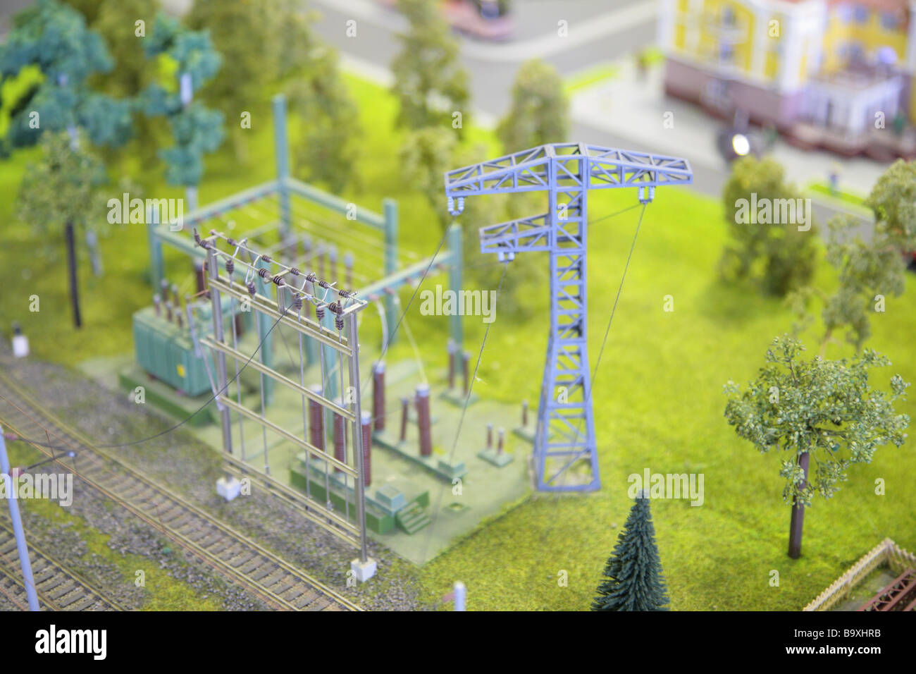 Toy electric model train hi-res stock photography and images - Alamy