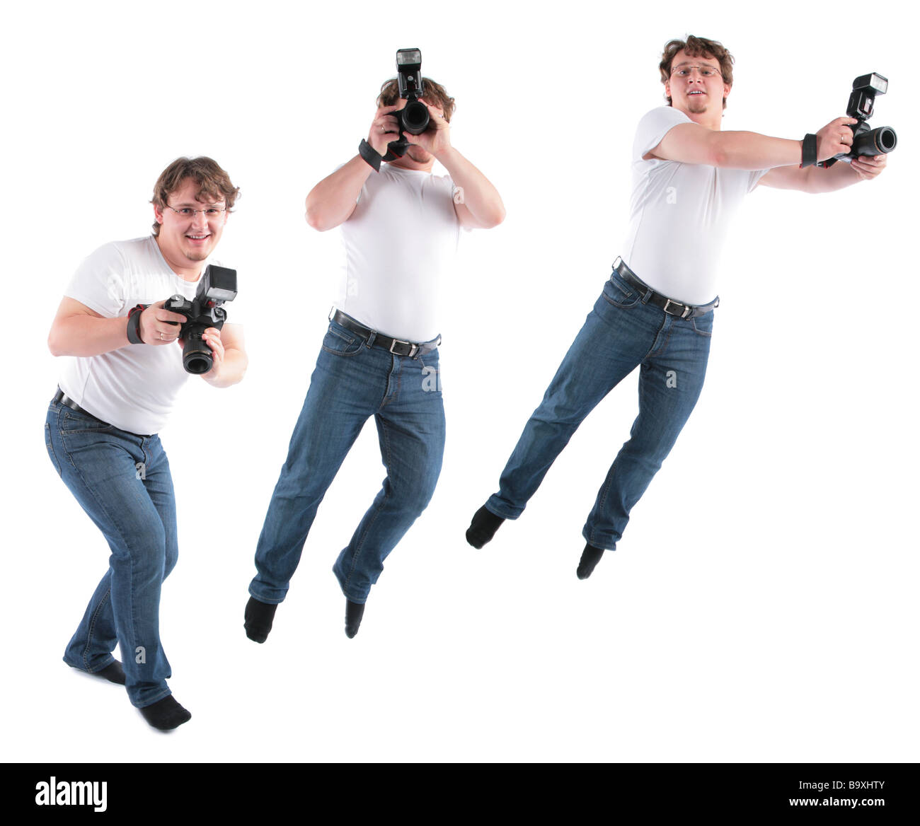 R looking at camera hi-res stock photography and images - Alamy