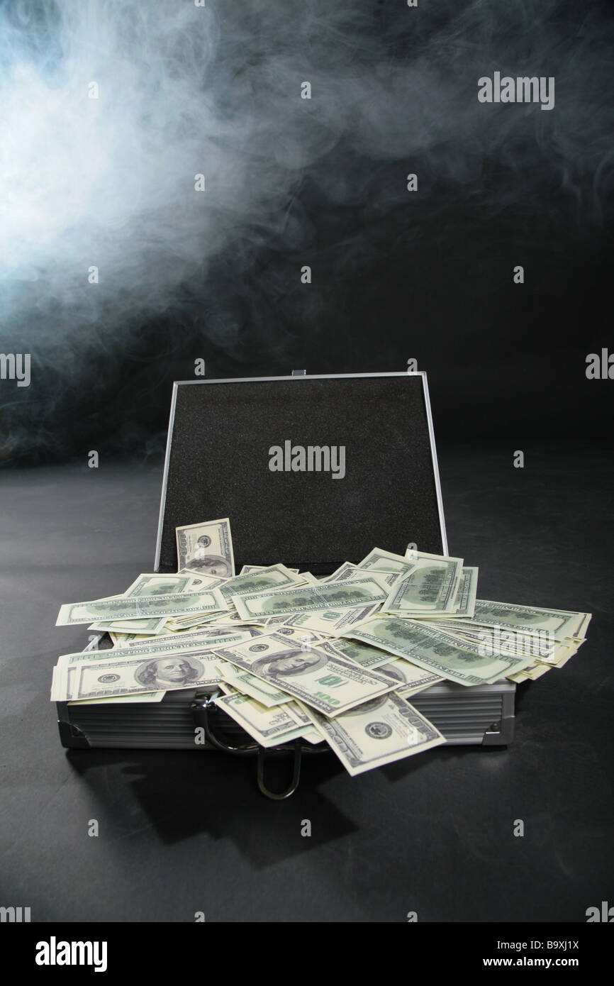 Briefcase full american dollars money hi-res stock photography and ...