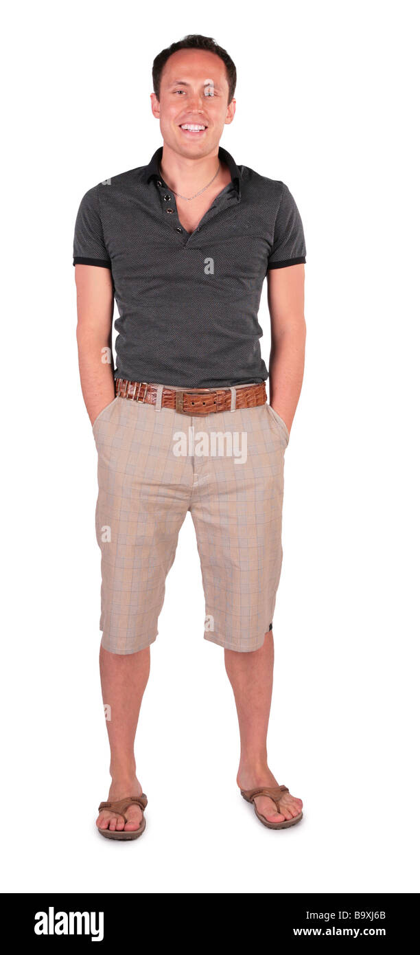 Man in sandals hi-res stock photography and images - Alamy