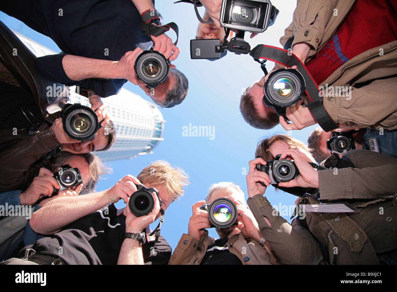 photographers on object Stock Photo - Alamy