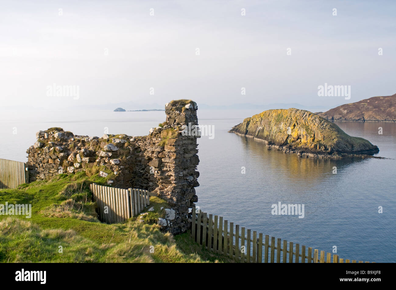 The ruins of Duntulm Castle on the Trotternish peninsula Isle of Skye ...