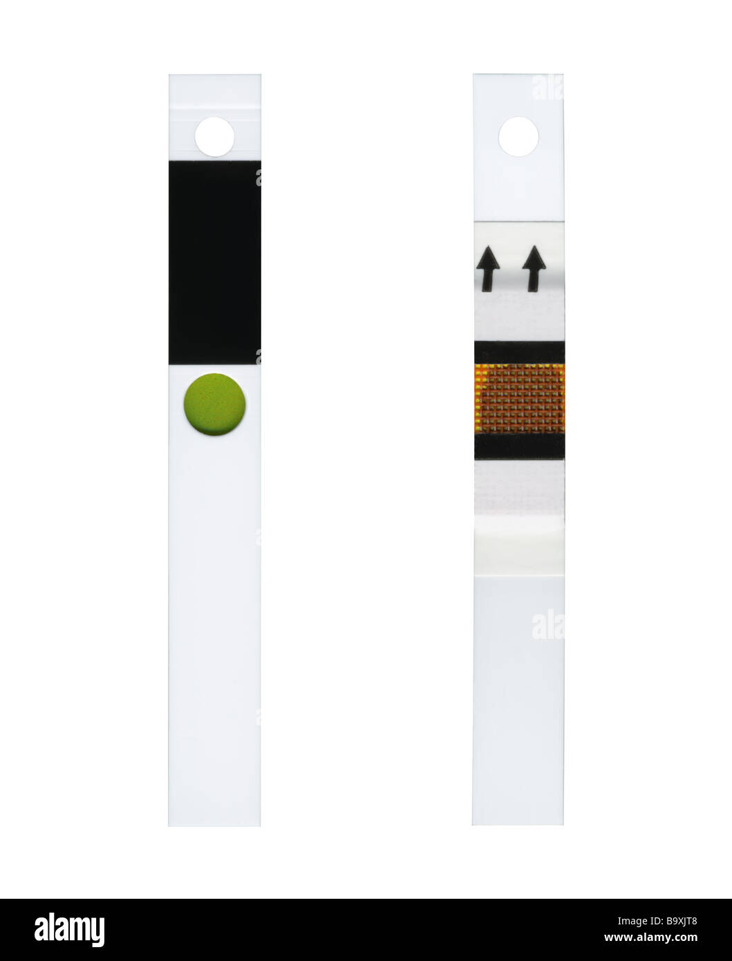 Used test strip Stock Photo - Alamy