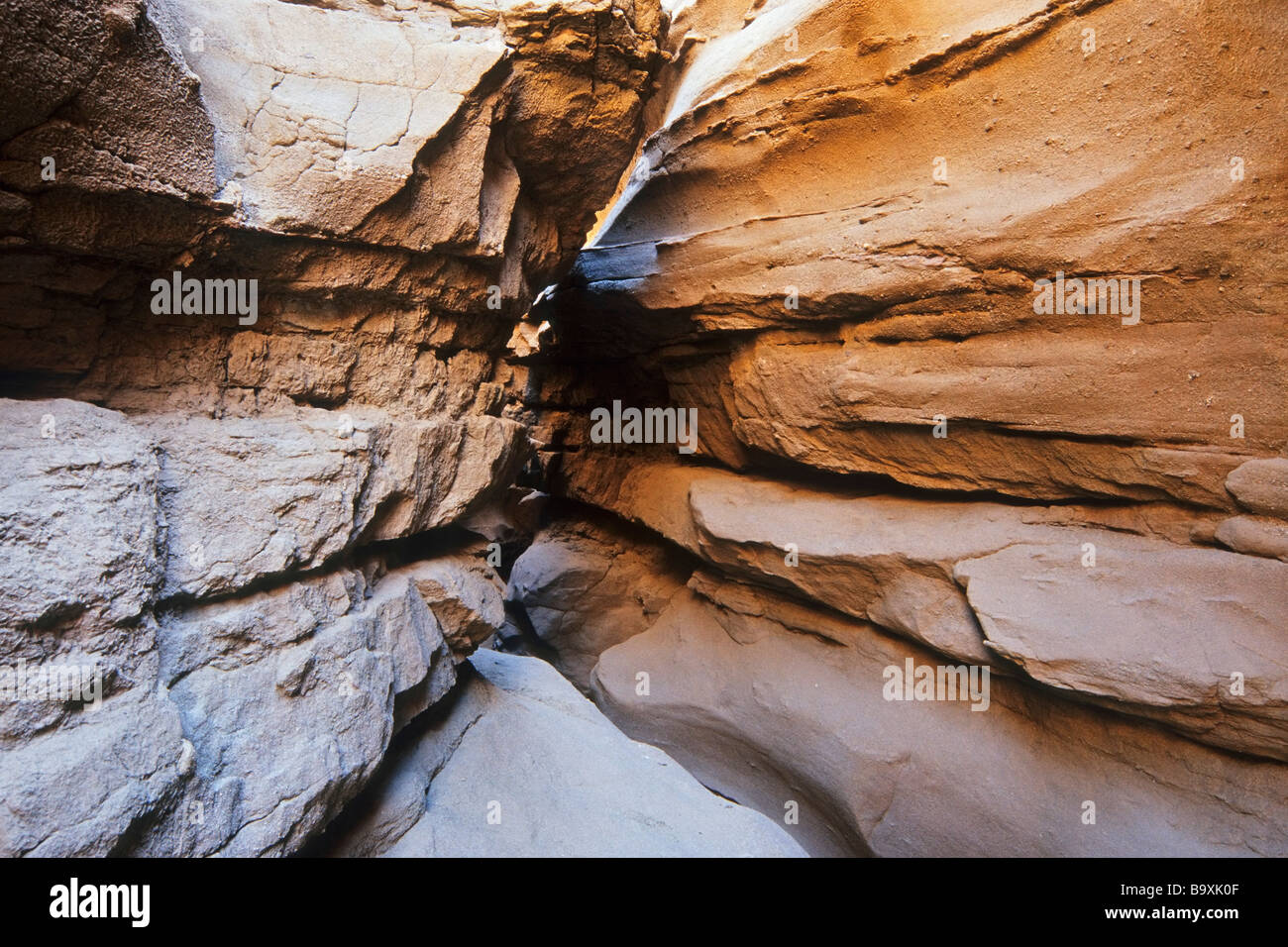 The slot canyon Anza Borrego Desert State Park CA USA Stock Photo - Alamy