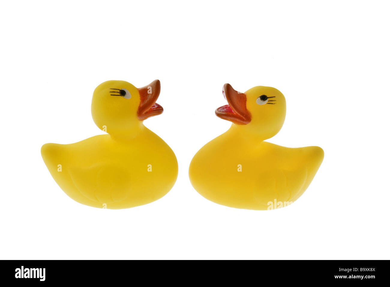 Two little ducks Cut Out Stock Images & Pictures - Alamy