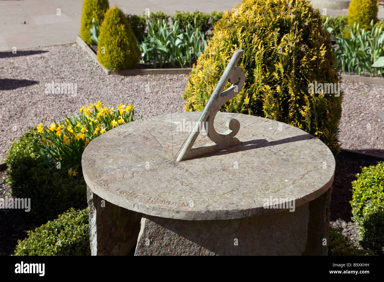 Sundial after noon Stock Photo - Alamy