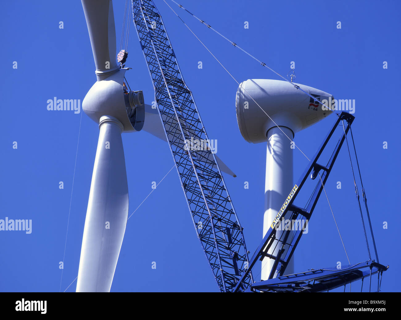 Wind turbine assembly hi-res stock photography and images - Alamy
