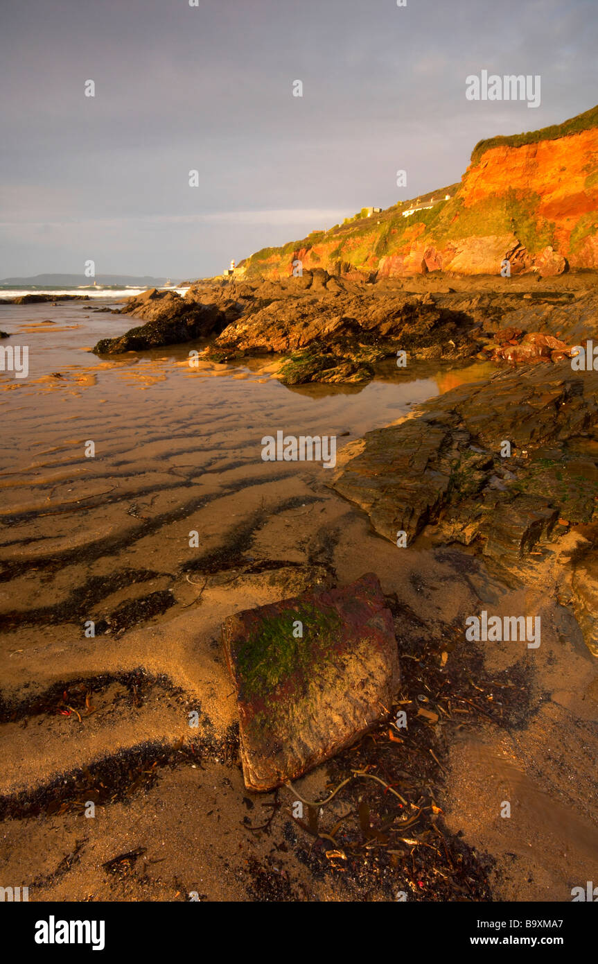Dawn over the old fort at Bovisand Bay Devon UK Stock Photo - Alamy