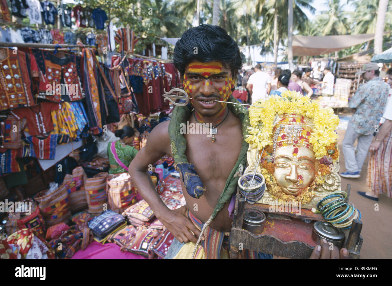 Man face india goa hi-res stock photography and images - Alamy