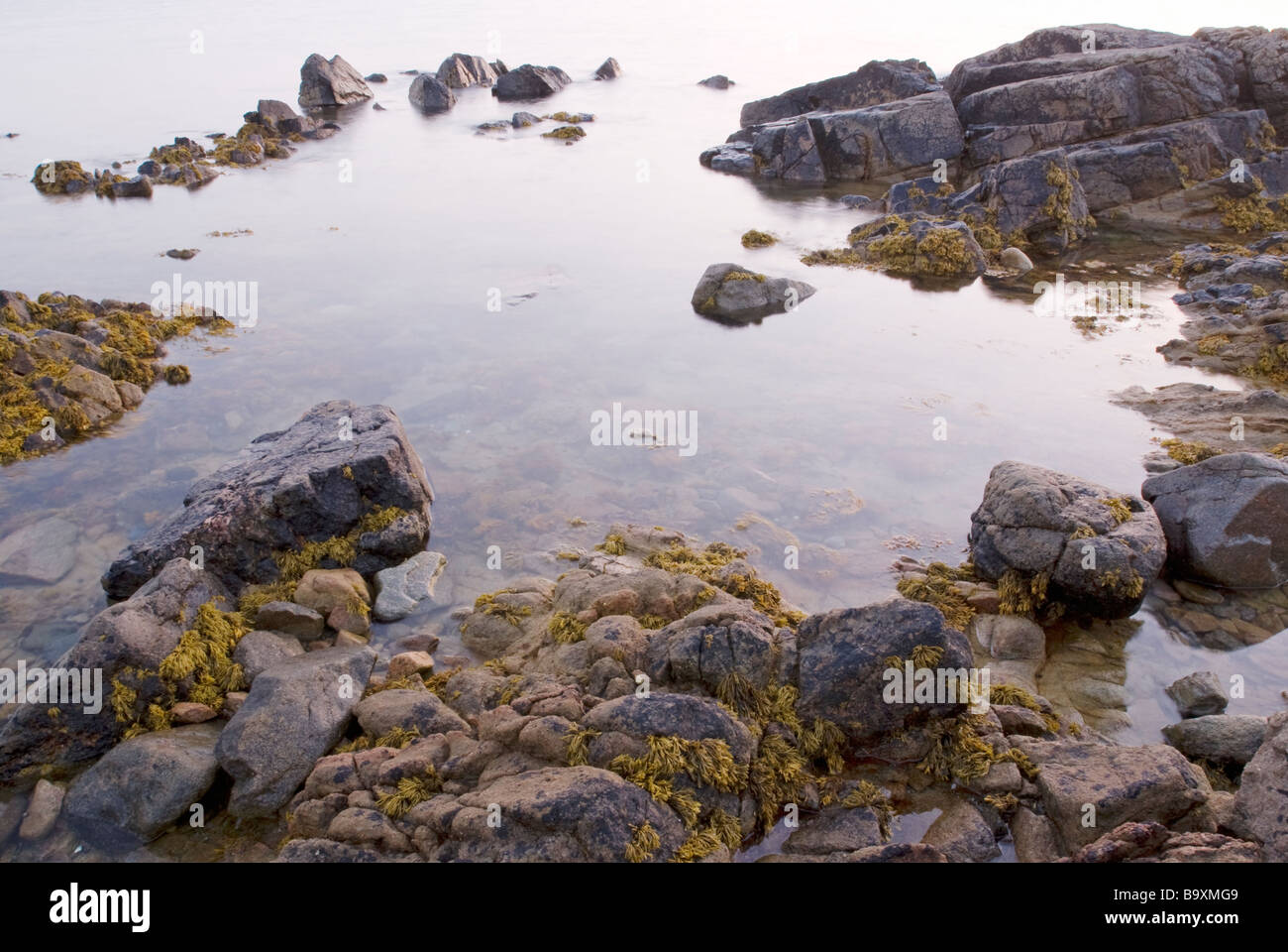 Rocks and sea surrounding Guernsey's Coast, Channel Islands Stock Photo ...