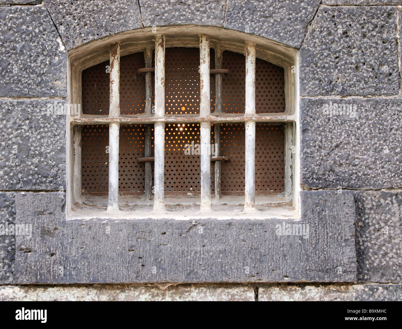 WINDOW TO CELL AT MELBOURNE GAOL VICTORIA AUSTRALIA Stock Photo - Alamy