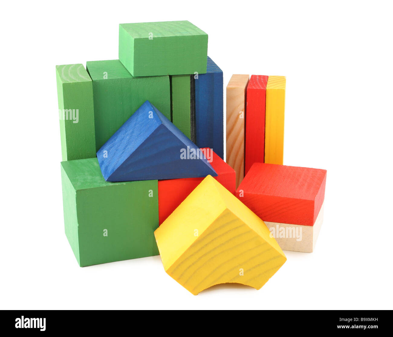 Different colour cubes Cut Out Stock Images & Pictures - Alamy