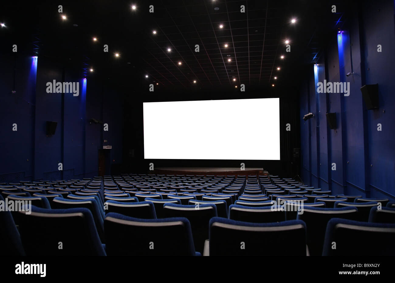 Hall of cinema Stock Photo - Alamy