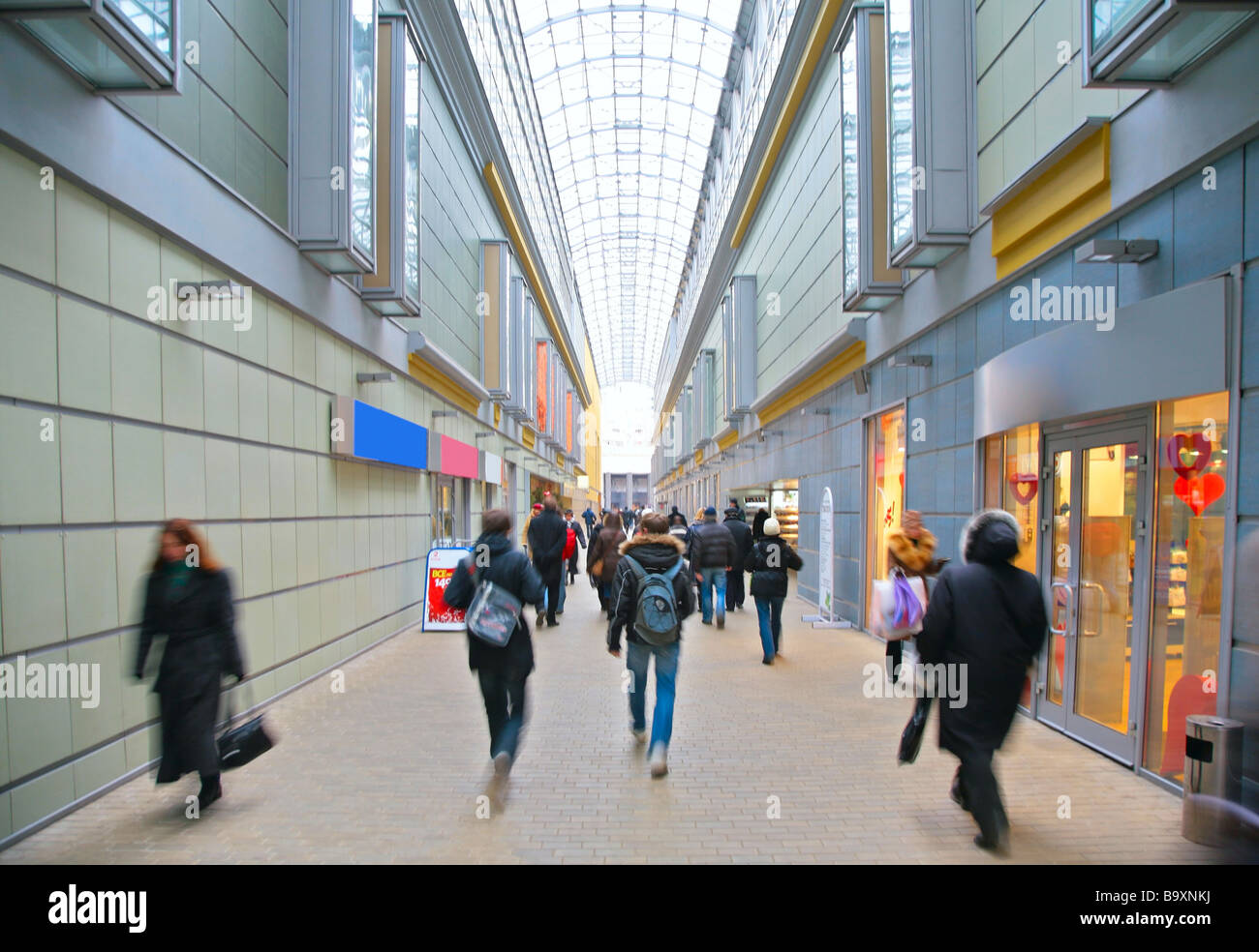 visitors in store Stock Photo - Alamy