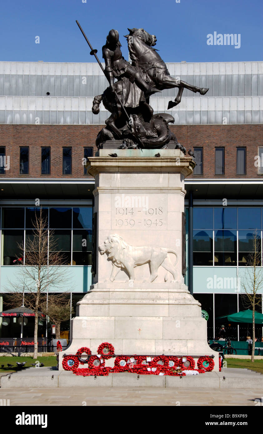 newcastle eldon square war memorial Stock Photo - Alamy