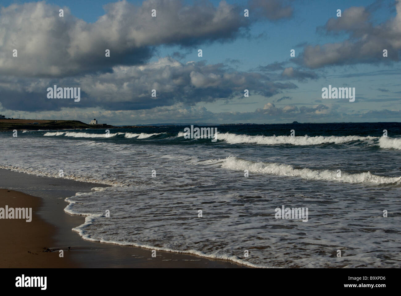 Bamburgh beach winter hi-res stock photography and images - Alamy