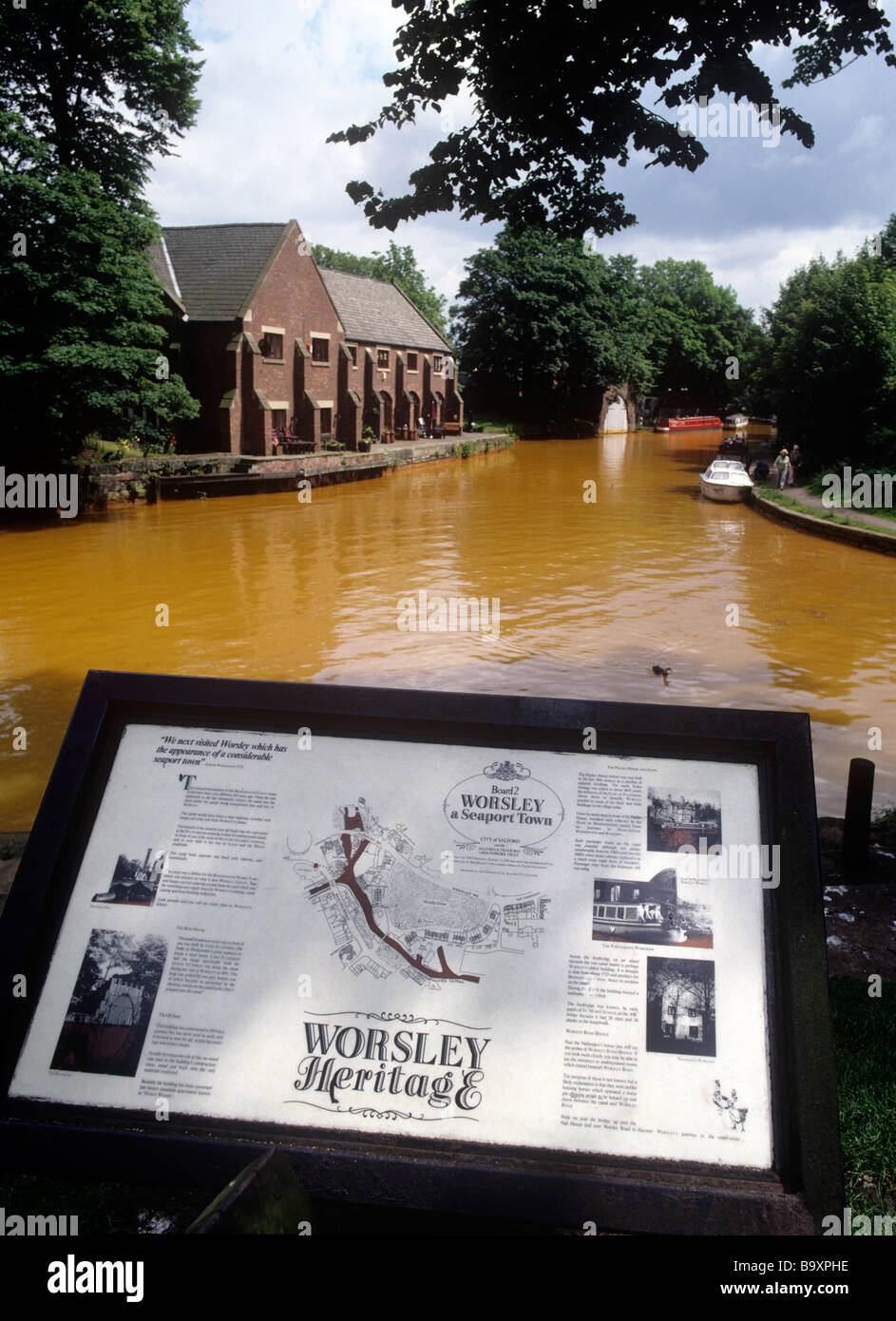 UK England Manchester Worsley Bridgewater Canal tourist information ...
