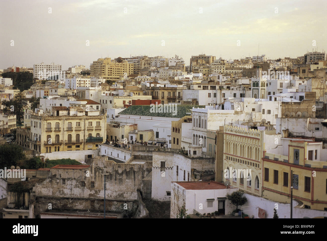 Morocco tangier new town hi-res stock photography and images - Alamy