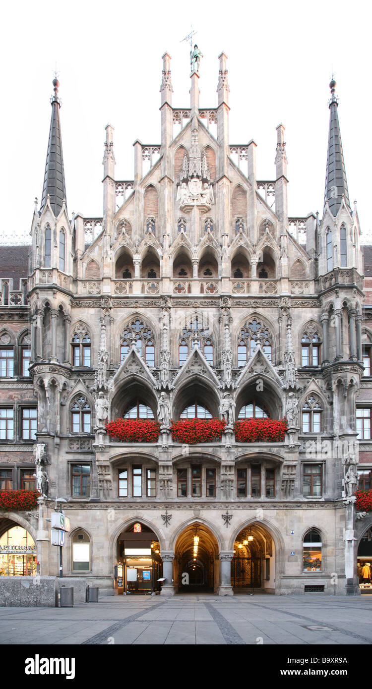 Gothic building. Munich. Germany Stock Photo - Alamy
