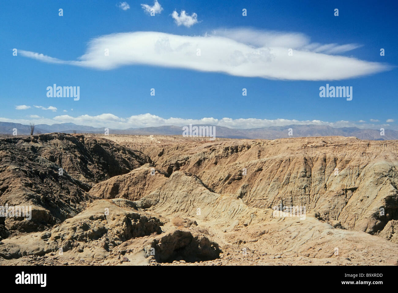 The slot canyon Anza Borrego Desert State Park CA USA Stock Photo - Alamy
