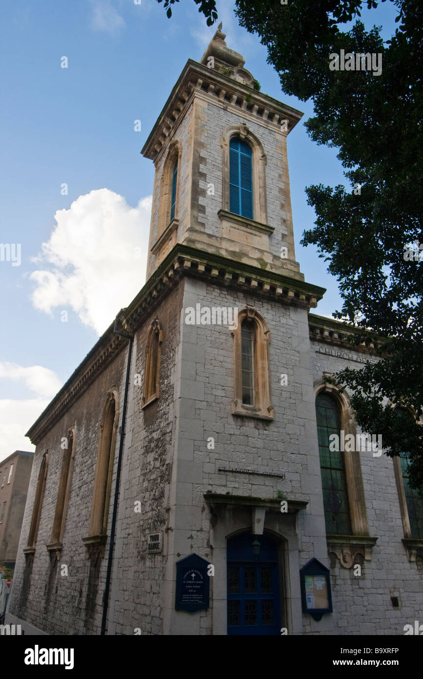 St Andrews British Colonial Church in Gibraltar Stock Photo - Alamy