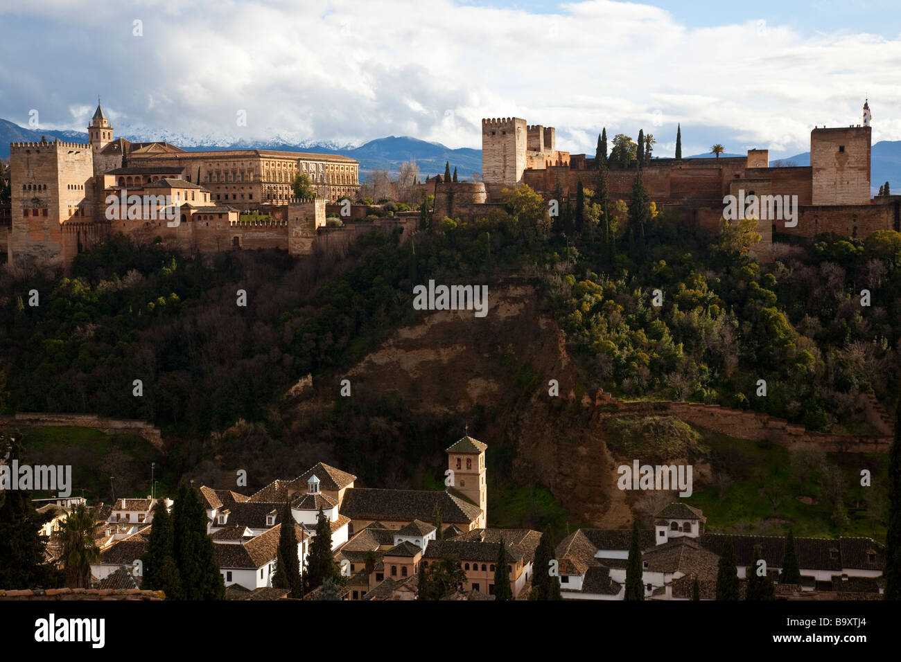 The Alhambra in Granada Spain Stock Photo - Alamy