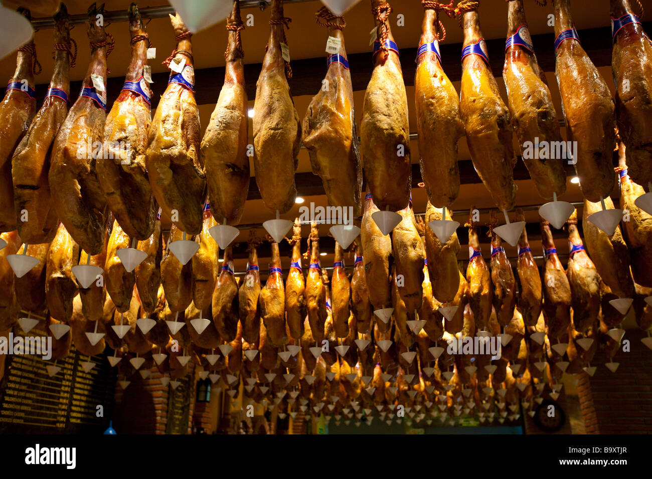 Hanging ham hi-res stock photography and images - Alamy