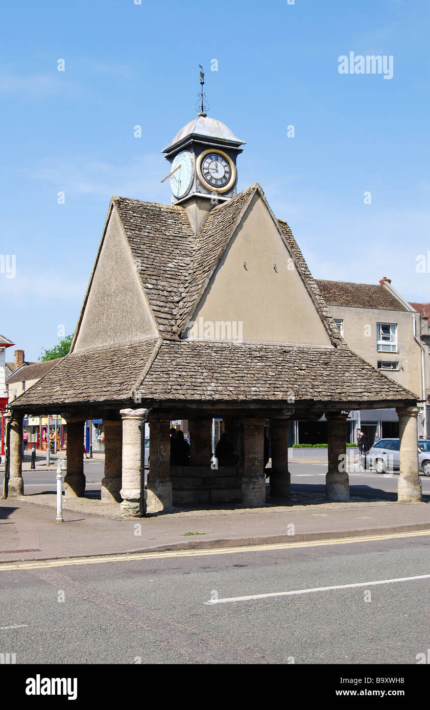 The Market Cross Building at Witney Oxfordshire England Stock Photo - Alamy