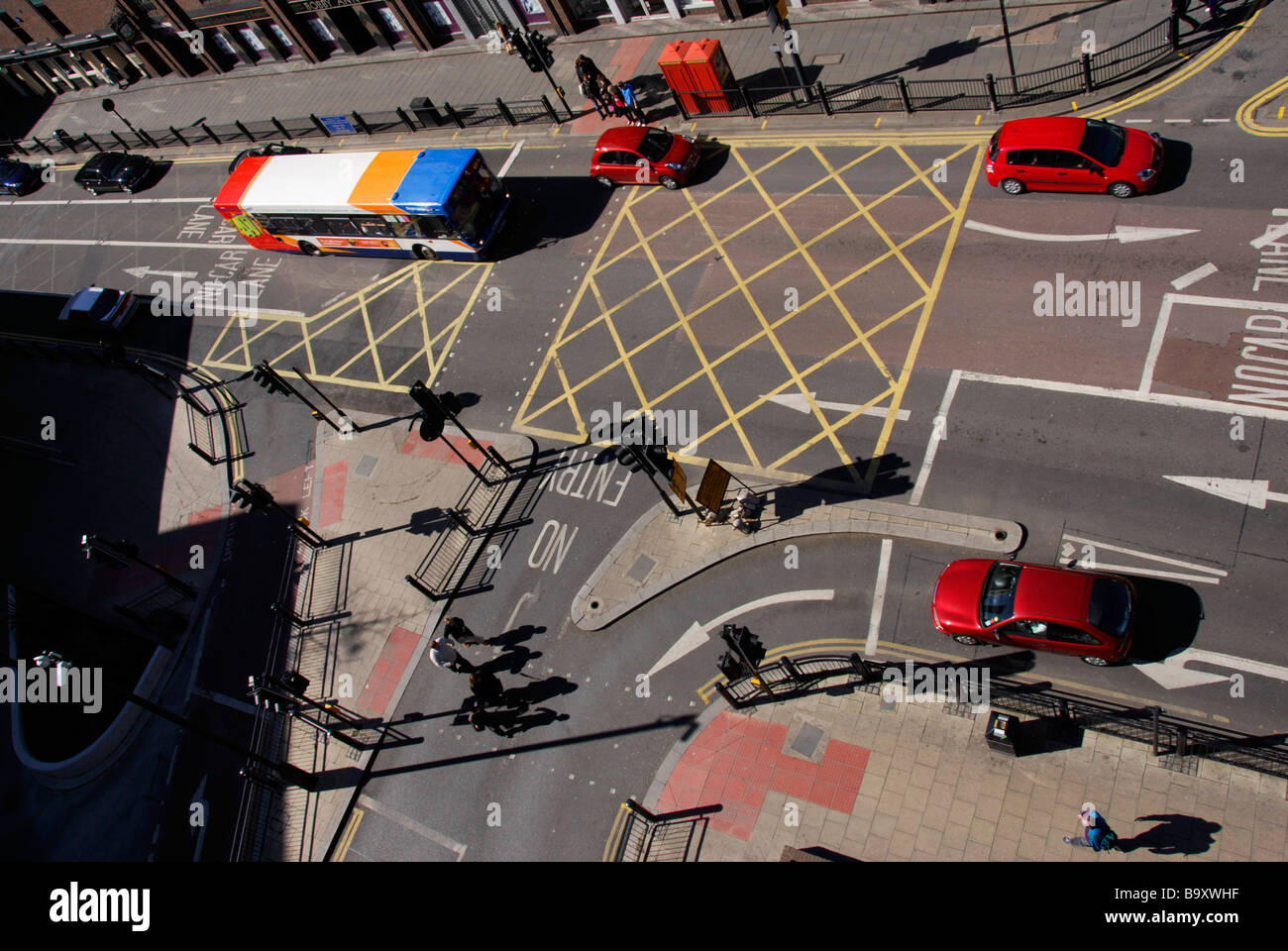 Box junction traffic hi-res stock photography and images - Alamy