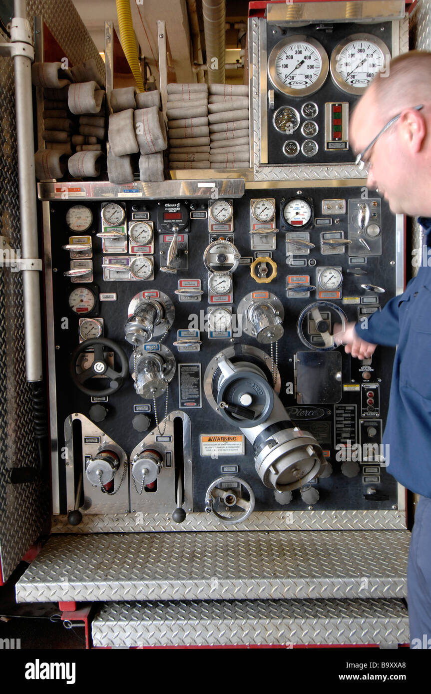 Fire truck control panel hi-res stock photography and images - Alamy