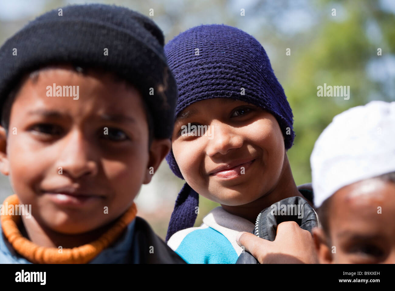Indian Children in Delhi India Stock Photo - Alamy