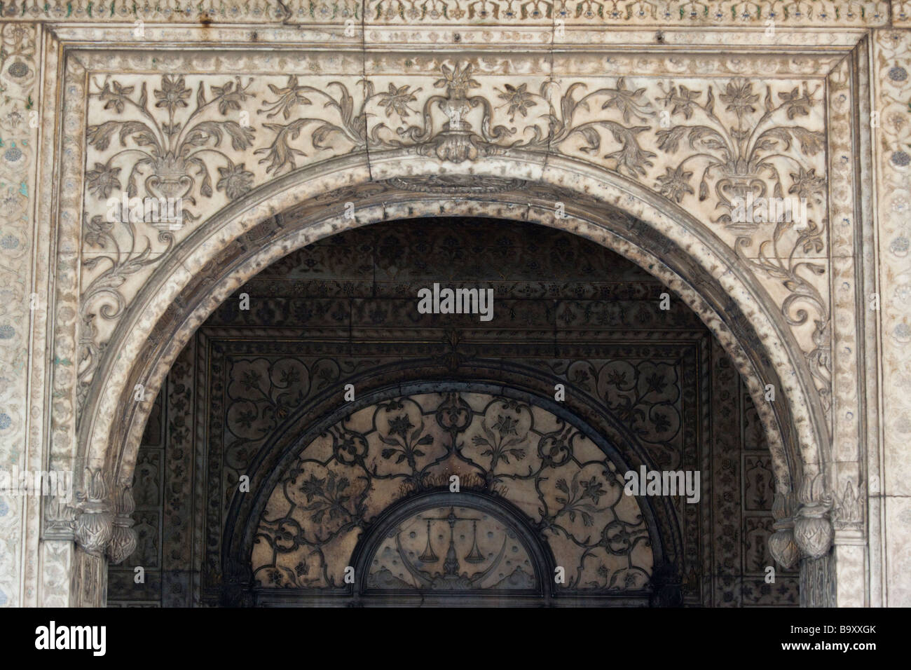inside Rang Mahal in the Red Fort in Delhi India Stock Photo - Alamy
