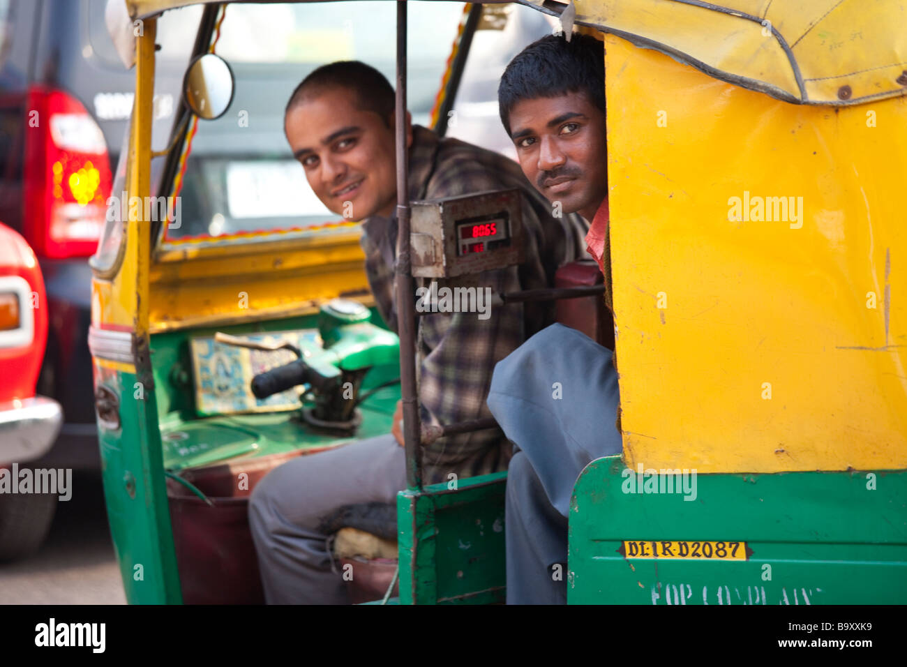 Auto rickshaw delhi hi-res stock photography and images - Alamy