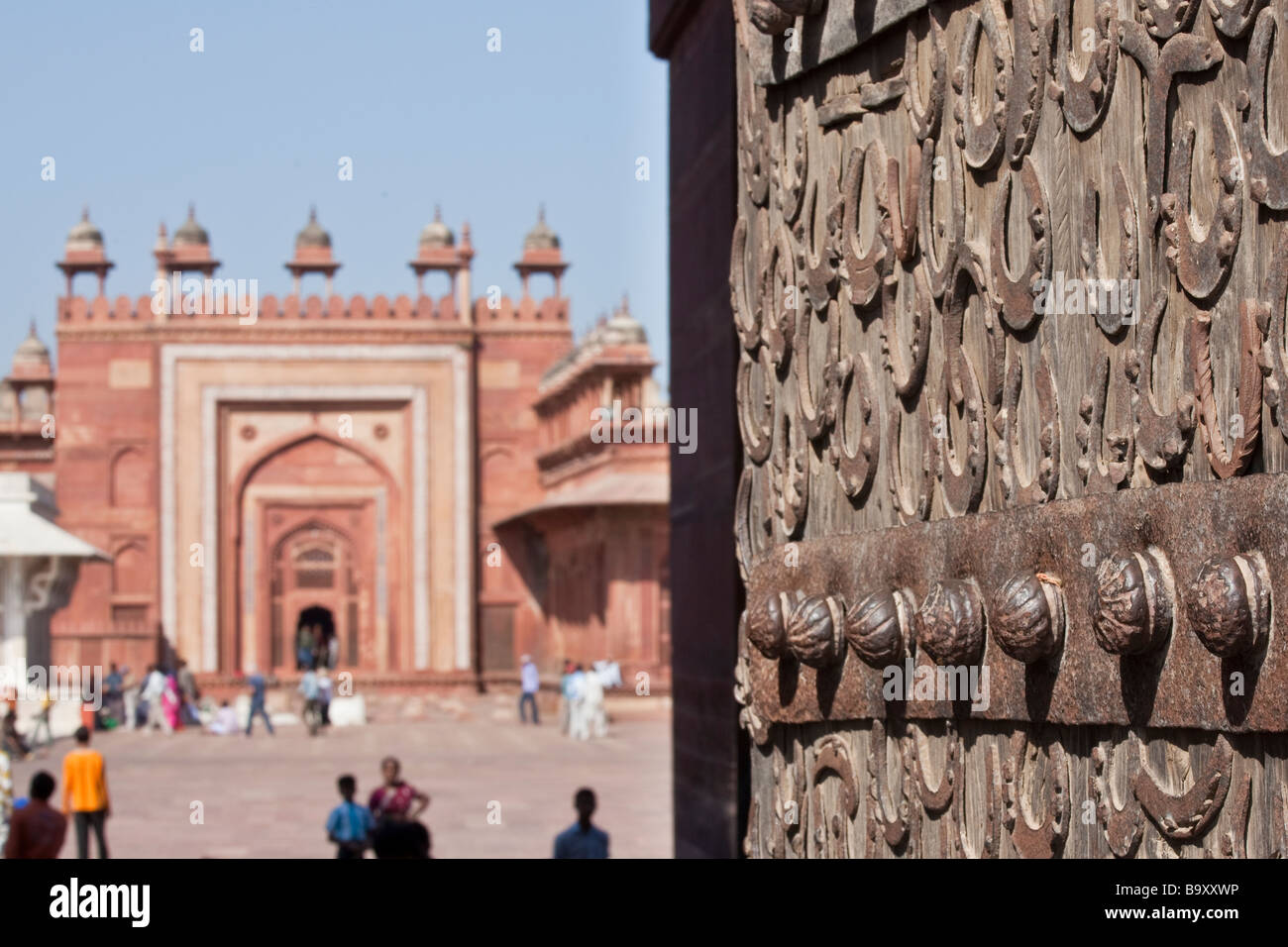 Front Gate at Friday Mosque or Jama Masjid in Fatehpur Sikri in Uttar ...