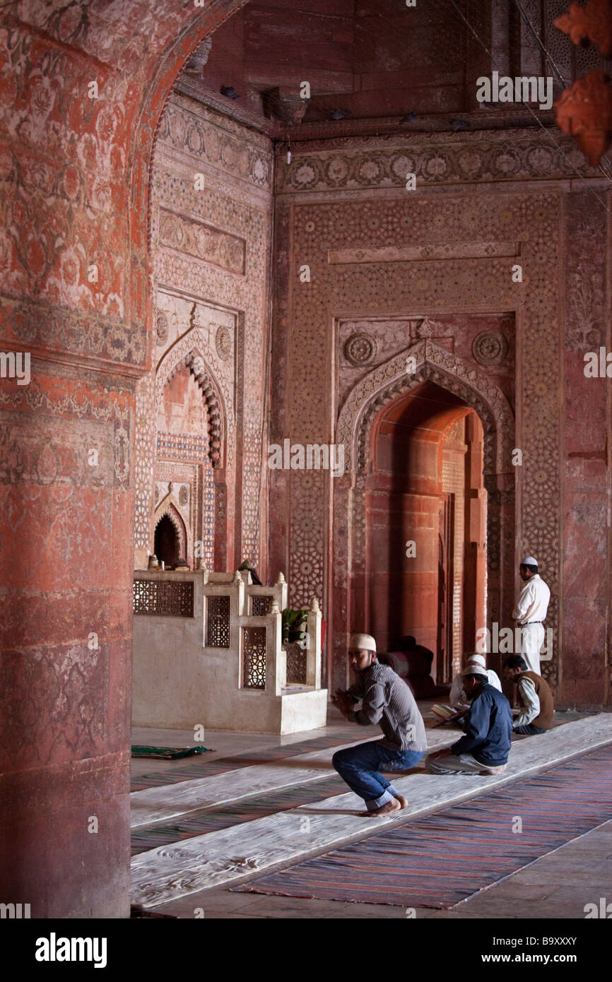 Main Prayer Hall inside the Friday Mosque or Jama Masjid in Fatehpur ...
