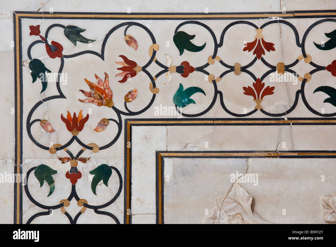 Taj mahal marble design hi-res stock photography and images - Alamy