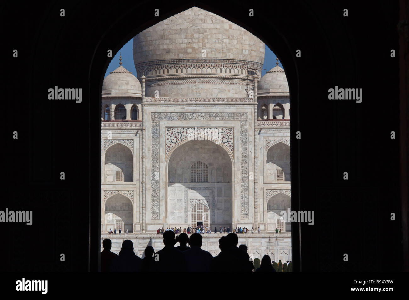 Taj mahal entrance in agra hi-res stock photography and images - Alamy