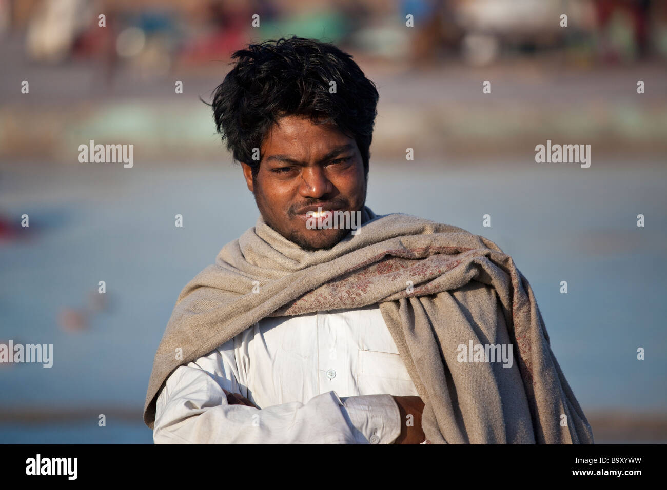 Indian Man in Delhi India Stock Photo - Alamy