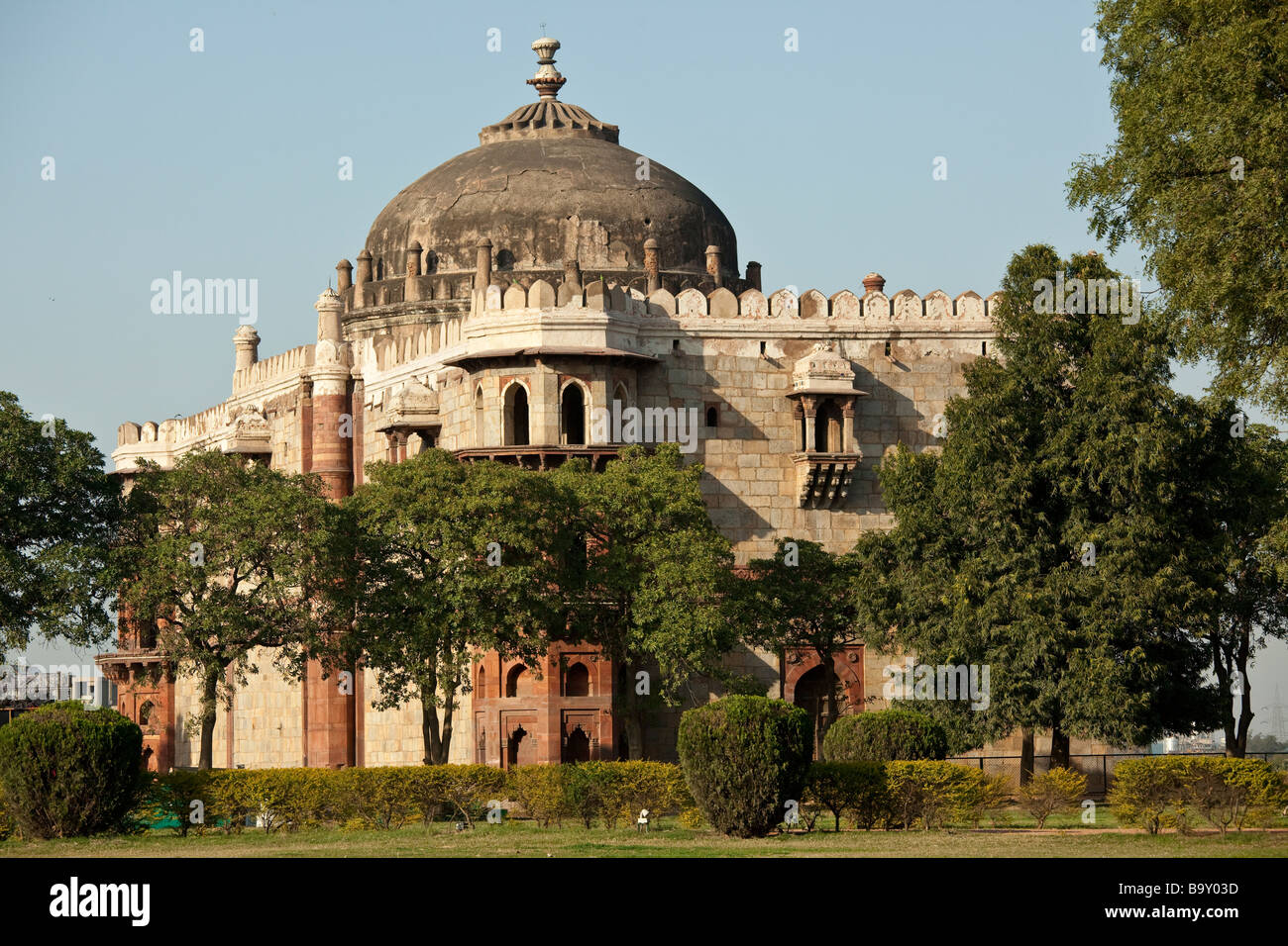 Friday Mosque inside Purana Qila Fort in Delhi India Stock Photo - Alamy