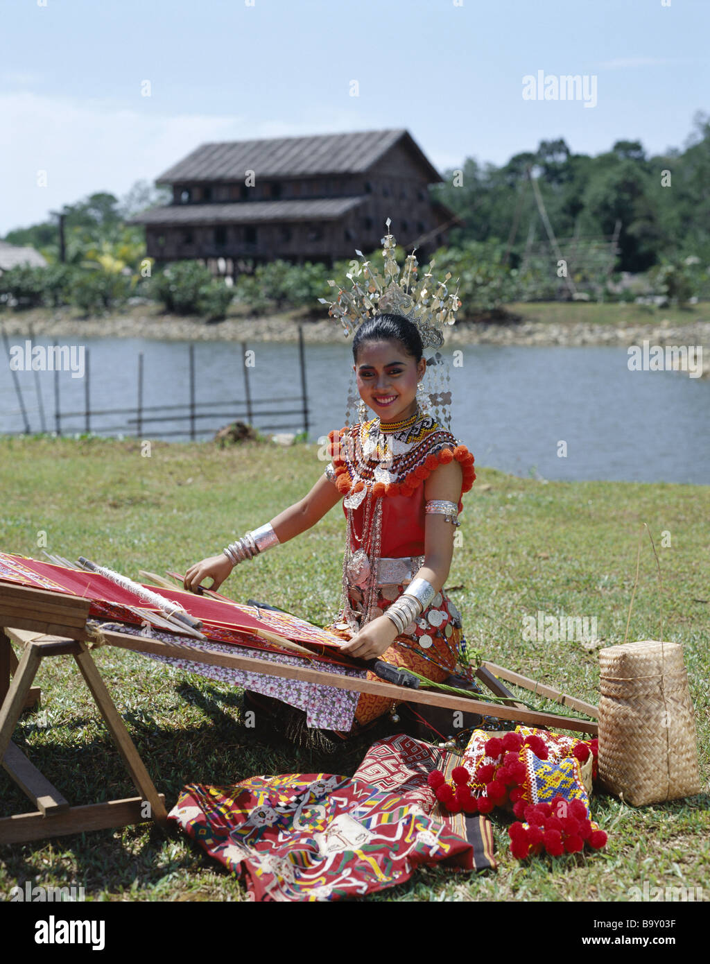 Iban tribe woman hi-res stock photography and images - Alamy
