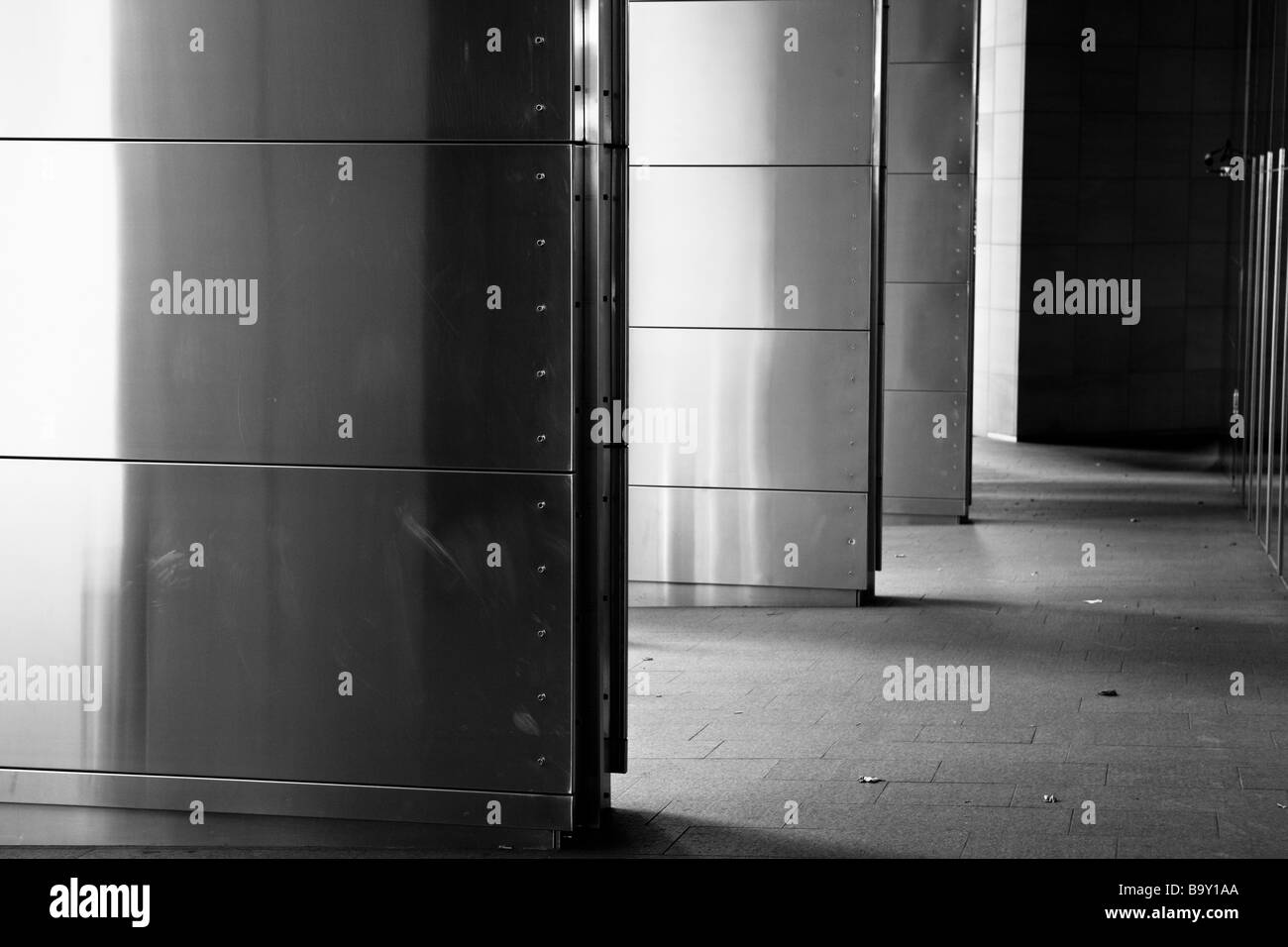 Side exit of office building Stock Photo - Alamy