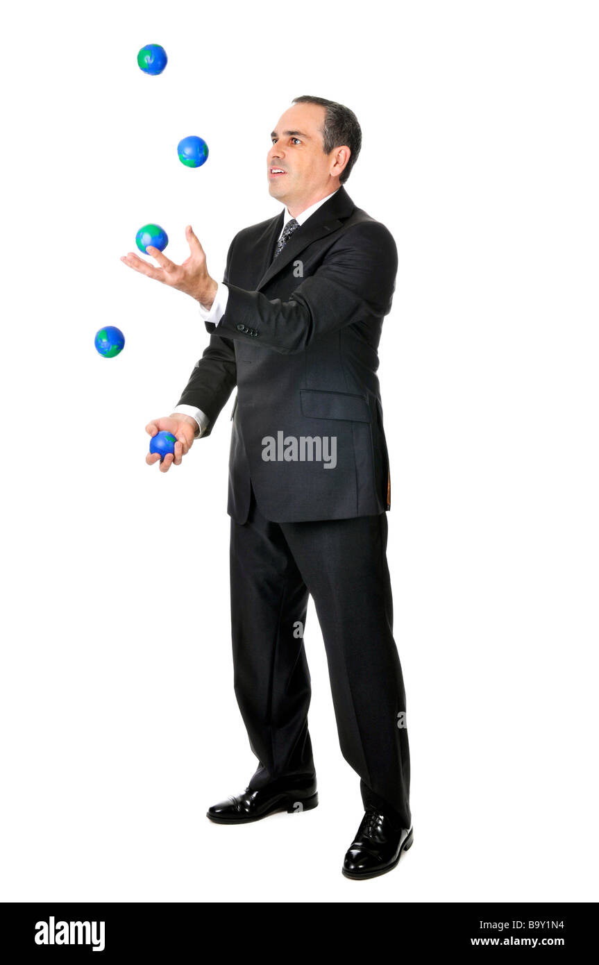 Blue and green suit Cut Out Stock Images & Pictures - Alamy