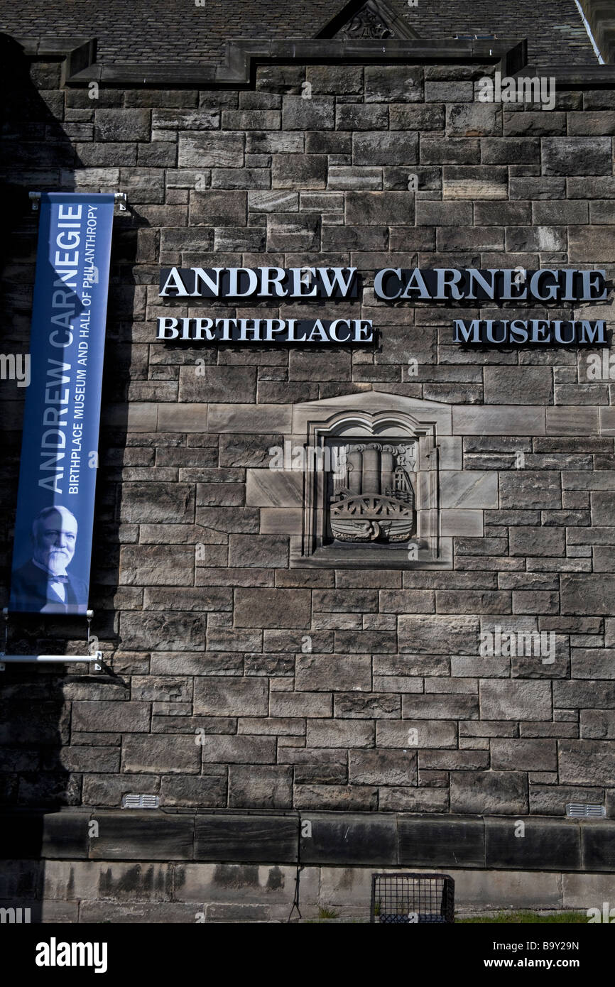 Andrew Carnegie Birthplace Museum, Dunfermline, Fife, Scotland, UK ...