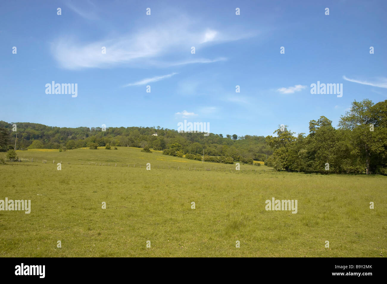 A summer landscape in Kent England Stock Photo - Alamy