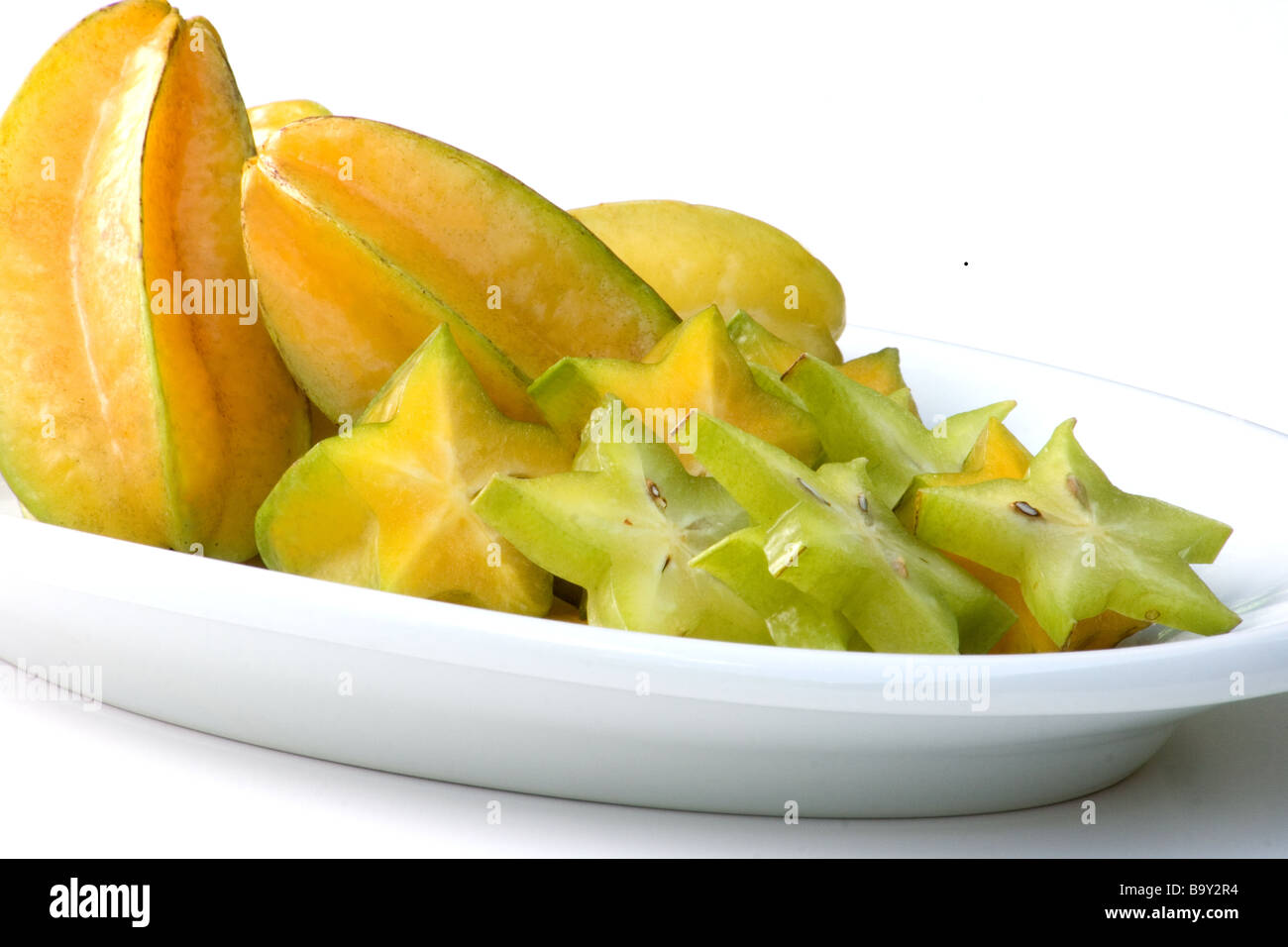 Starfruit fruit carambola plate hi-res stock photography and images - Alamy
