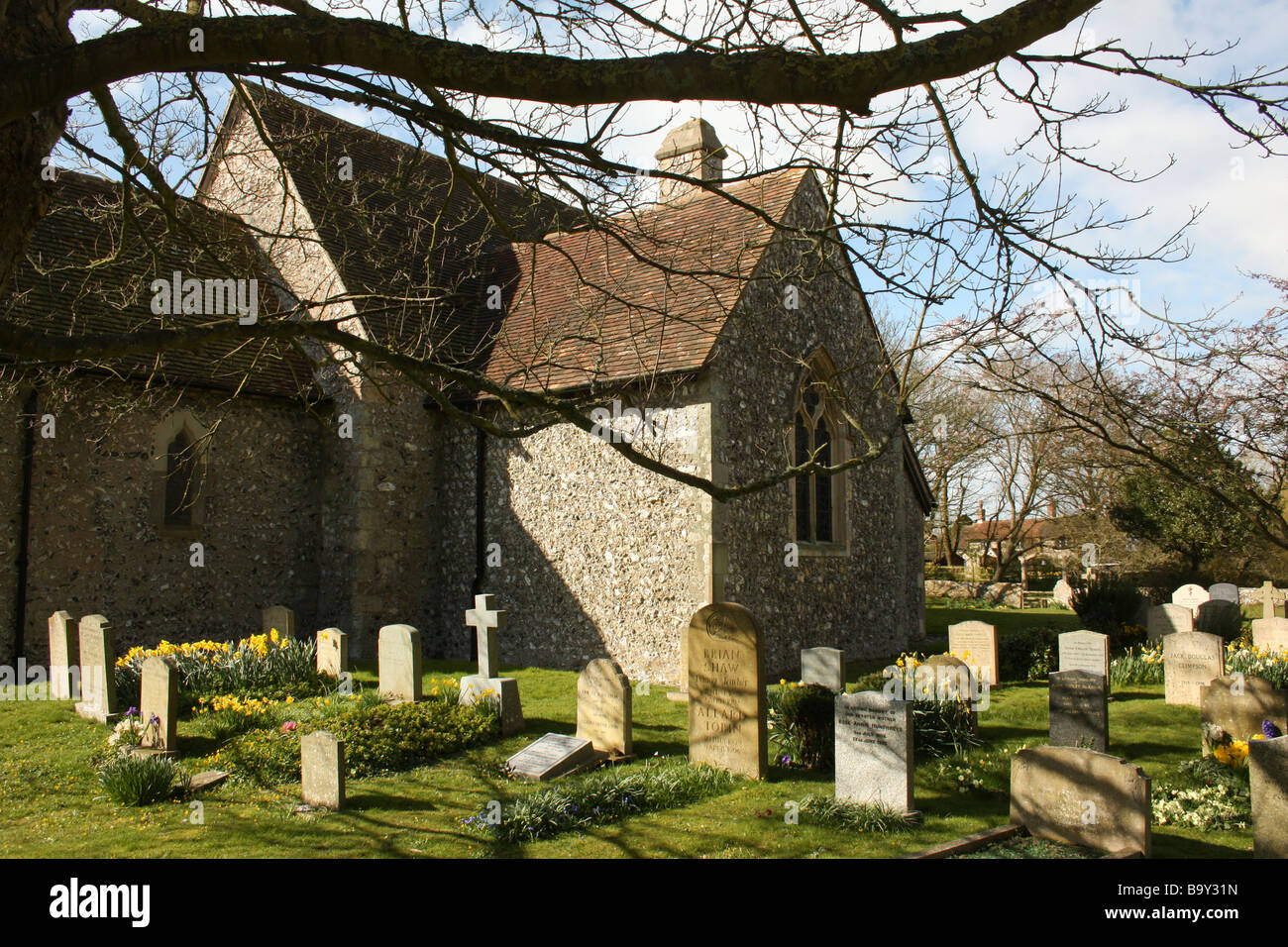 13th Century Friston Church, East Sussex, England Stock Photo - Alamy