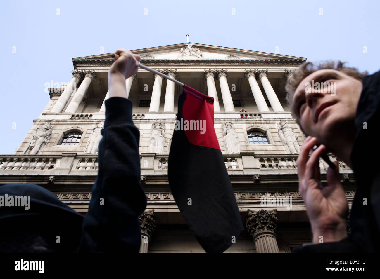 Anarchists flags hi-res stock photography and images - Alamy