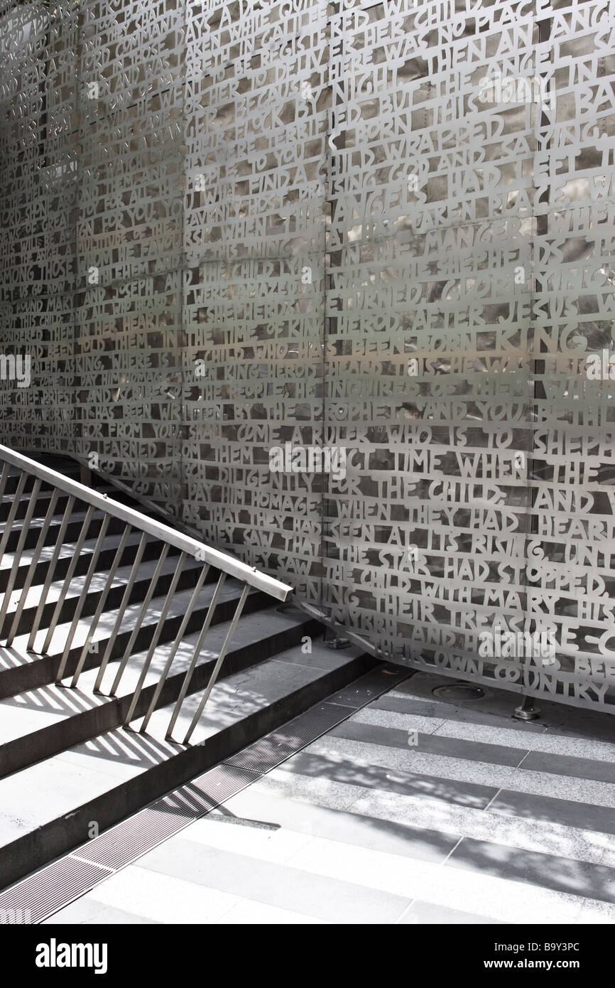 Design metal wall Stock Photo - Alamy