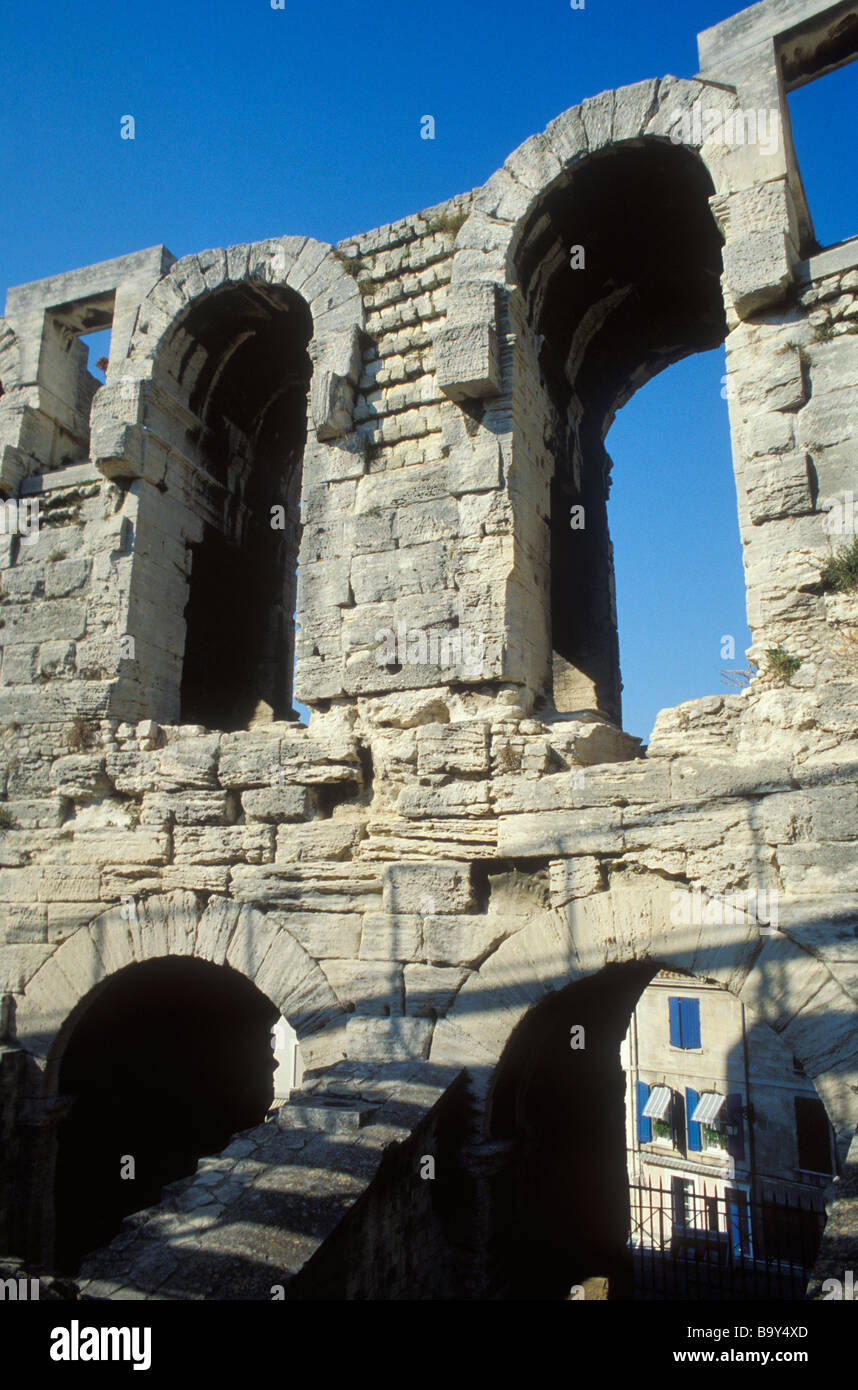 Amphitheater, Arles, Provence, France Stock Photo - Alamy